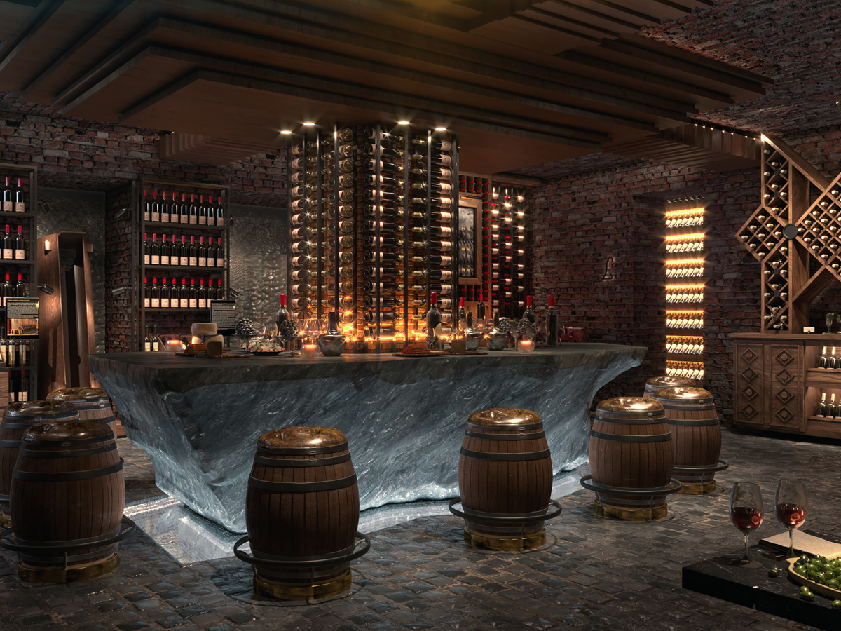 Wine shop and gallery, Tbilisi - Elektra Lighting